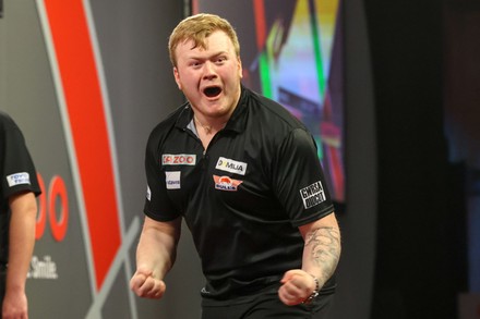 Adam Gawlas During Pdc World Darts Editorial Stock Photo - Stock Image ...
