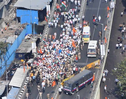 Huge Crowd Maha Vikas Aghadi Mva Editorial Stock Photo - Stock Image ...