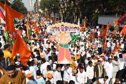 Huge Crowd Maha Vikas Aghadi Mva Editorial Stock Photo - Stock Image | Shutterstock