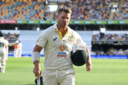 Australian Batsman David Warner After Being Editorial Stock Photo ...