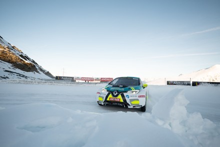 Anthony Pelfrene On His Renault Zoe Editorial Stock Photo - Stock Image ...