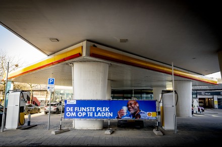 Shell On Rotterdams Hofplein Now Only Editorial Stock Photo - Stock Image | Shutterstock