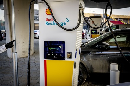 Shell On Rotterdams Hofplein Now Only Editorial Stock Photo - Stock ...