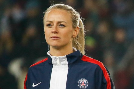 Psgs Defender Amanda Ilestedt Lines Teammates Editorial Stock Photo ...