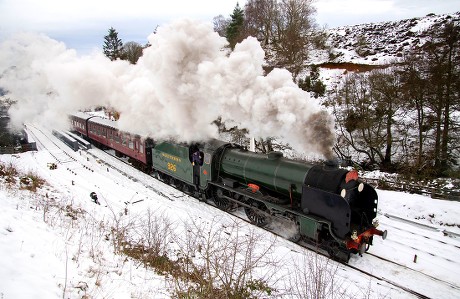 Santa Special Steam Train Passes Through Editorial Stock Photo - Stock ...