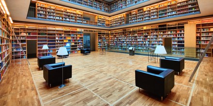 Interior View Book Cube Extension Duchess Editorial Stock Photo - Stock ...