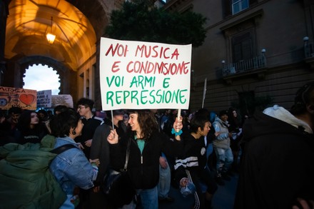 Girls Boys Anarchists All Over Sicily Editorial Stock Photo - Stock ...