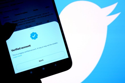 This Photo Illustration Verified Twitter Account Editorial Stock Photo ...