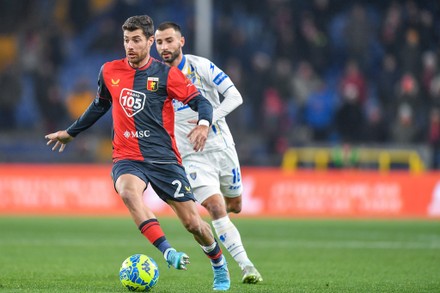 Mattia Aramu Genoa Luca Ravanelli Frosinone Editorial Stock Photo ...