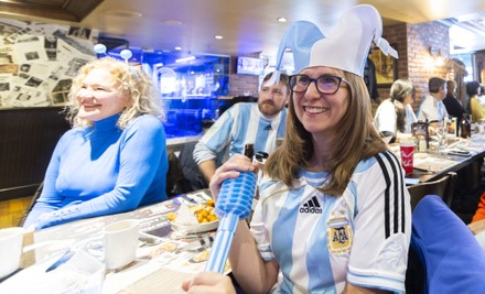 Fans Argentina Watch 2022 Fifa World Editorial Stock Photo - Stock ...