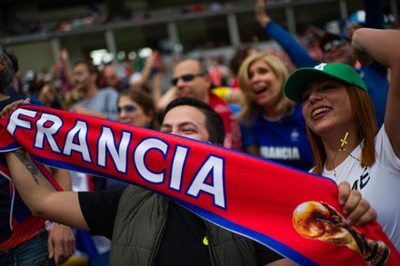 France Fans React During Live Transmission Editorial Stock Photo ...