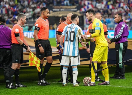 Messi Argentina Lloris France Head Referee Editorial Stock Photo ...