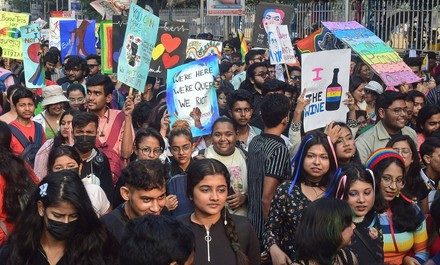 17th Kolkata Rainbow Pride Walk 2022 Editorial Stock Photo - Stock ...