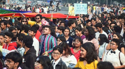 17th Kolkata Rainbow Pride Walk 2022 Editorial Stock Photo - Stock ...
