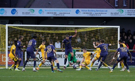 Will Randall Sutton United Celebrates Scoring Editorial Stock Photo ...