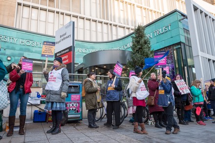 Bristol Uk Nurses Strike Second Day Editorial Stock Photo - Stock Image ...