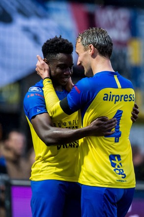 Leeuwarden Sekou Sylla Sc Cambuur Celebrates Editorial Stock Photo ...