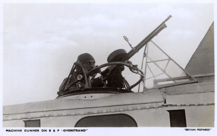 Ww2 Britain Prepared Machine Gunner On Editorial Stock Photo - Stock ...