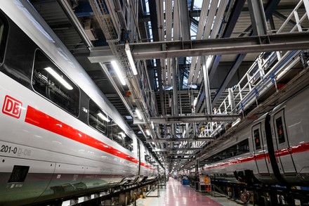 Intercityexpress Ice Highspeed Trains Seen During Editorial Stock Photo ...