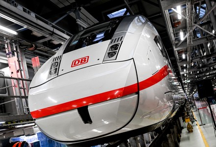 Intercityexpress Ice Highspeed Train Seen During Editorial Stock Photo ...