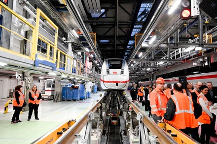 Intercityexpress Ice Highspeed Train Seen During Editorial Stock Photo ...