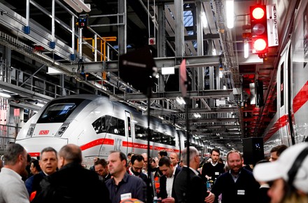 Intercityexpress Ice Highspeed Train Seen During Editorial Stock Photo ...