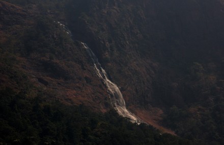 Khandadhar Water Fall Seen Inside Bonei Editorial Stock Photo - Stock ...
