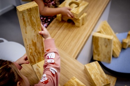 Children Play Creche Teacher Childcare Location Editorial Stock Photo ...