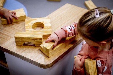 Children Play Creche Teacher Childcare Location Editorial Stock Photo ...