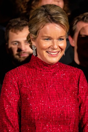 Queen Mathilde Belgium Pose Yearly Family Editorial Stock Photo - Stock ...