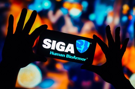 This Photo Illustration Siga Technologies Logo Editorial Stock Photo ...