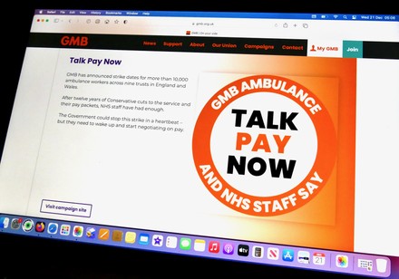 Gmb Website Regarding Ambulance Strike Which Editorial Stock Photo ...