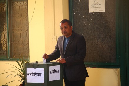 Gagan Kumar Thapa General Secretary Nepali Editorial Stock Photo ...