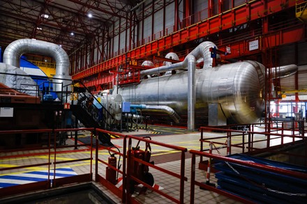 Engine Room Penly Nuclear Power Plant Editorial Stock Photo - Stock ...