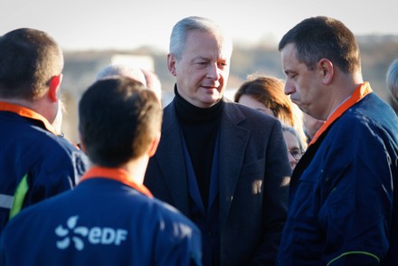 Luc Remont Ceo Edf Bruno Le Editorial Stock Photo - Stock Image ...