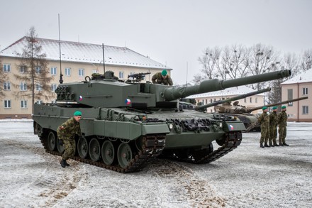 Leopard 2a4 Tank During Ceremony Hand Editorial Stock Photo - Stock ...