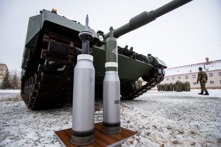 Ammunition Standing Front Leopard 2a4 Tank Editorial Stock Photo ...