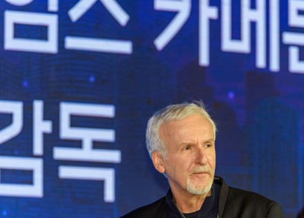 Canadian Filmmaker James Cameron Seen During Editorial Stock Photo ...