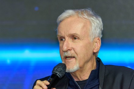 Canadian Filmmaker James Cameron Speaks During Editorial Stock Photo ...