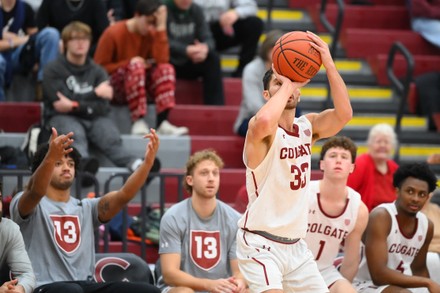 Colgate Raiders Guard Oliver Lynchdaniels 33 Editorial Stock Photo ...