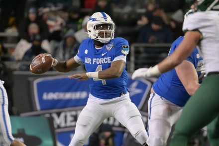 Air Force Falcons Quarterback Haaziq Daniels Editorial Stock Photo ...