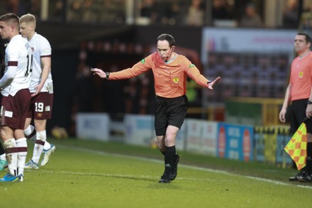 Referee Colin Steven Rules Out Hearts Editorial Stock Photo - Stock ...