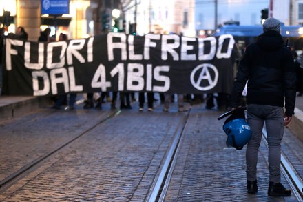 Rome Italy News Demonstration Anarchist Groups Editorial Stock Photo ...