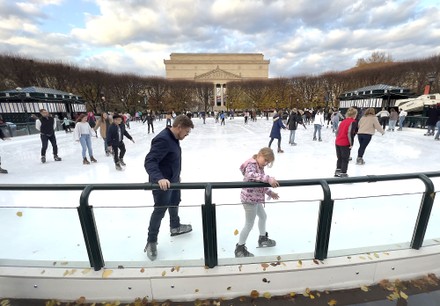 Small Iceskating Rink Opened Next National Editorial Stock Photo ...