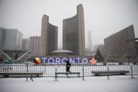 Winter Storm Affects Daily Life Toronto Editorial Stock Photo - Stock ...