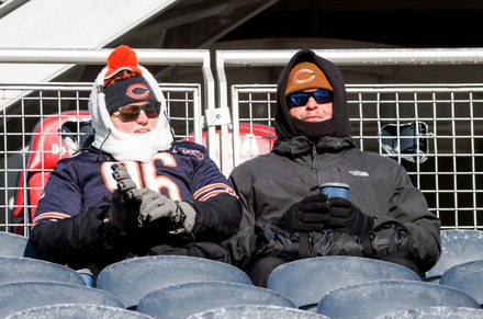 Fans Bundle Subfreezing Temperature They Sit Editorial Stock Photo ...