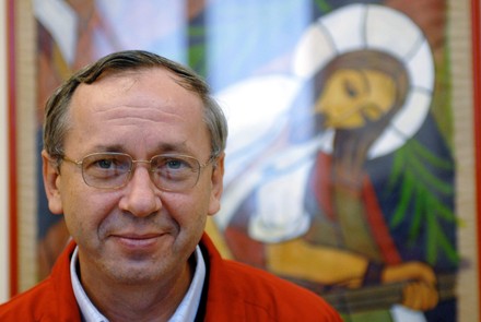 File Photo Father Marko Ivan Rupnik Editorial Stock Photo - Stock Image ...