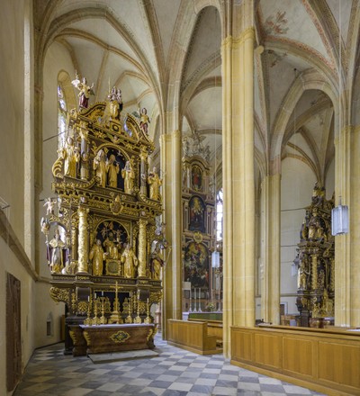 Baroque Altars Benedictine Abbey St Lambrecht Editorial Stock Photo ...