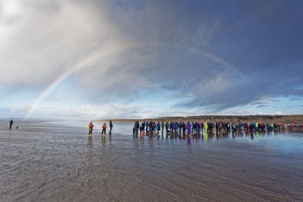 Rainbow Appears Over Crowd Editorial Stock Photo - Stock Image ...