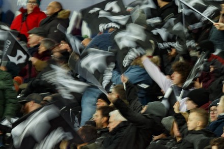 Ospreys Fans Wave Flags Editorial Stock Photo - Stock Image | Shutterstock